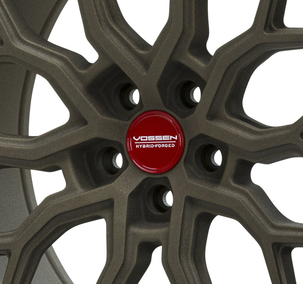 Vossen Hybrid Forged Optional Center Cap (Gloss Red/White ...